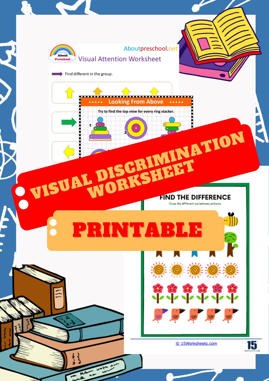 Visual Exercise, Visual Discrimination. - Etsy