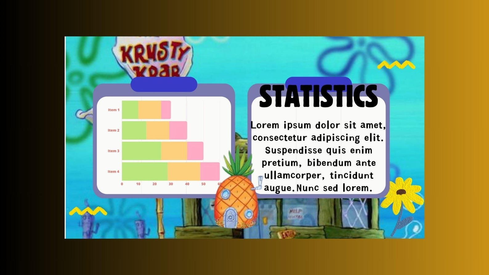 20 Canva Customizable Slide Presentation Template Cartoon Spongebob ...