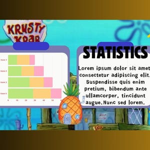 20 Canva Customizable Slide Presentation Template Cartoon Spongebob ...