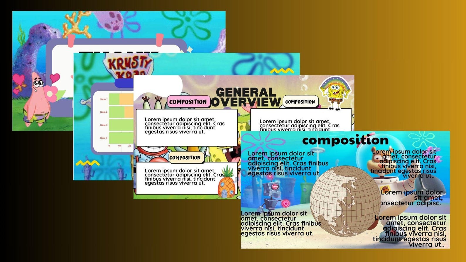 20 Canva Customizable Slide Presentation Template Cartoon Spongebob ...