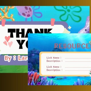 20 Canva Customizable Slide Presentation Template Cartoon Spongebob ...