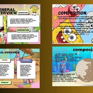20 Canva Customizable Slide Presentation Template Cartoon Spongebob ...