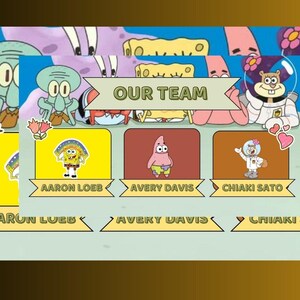 20 Canva Customizable Slide Presentation Template Cartoon Spongebob ...