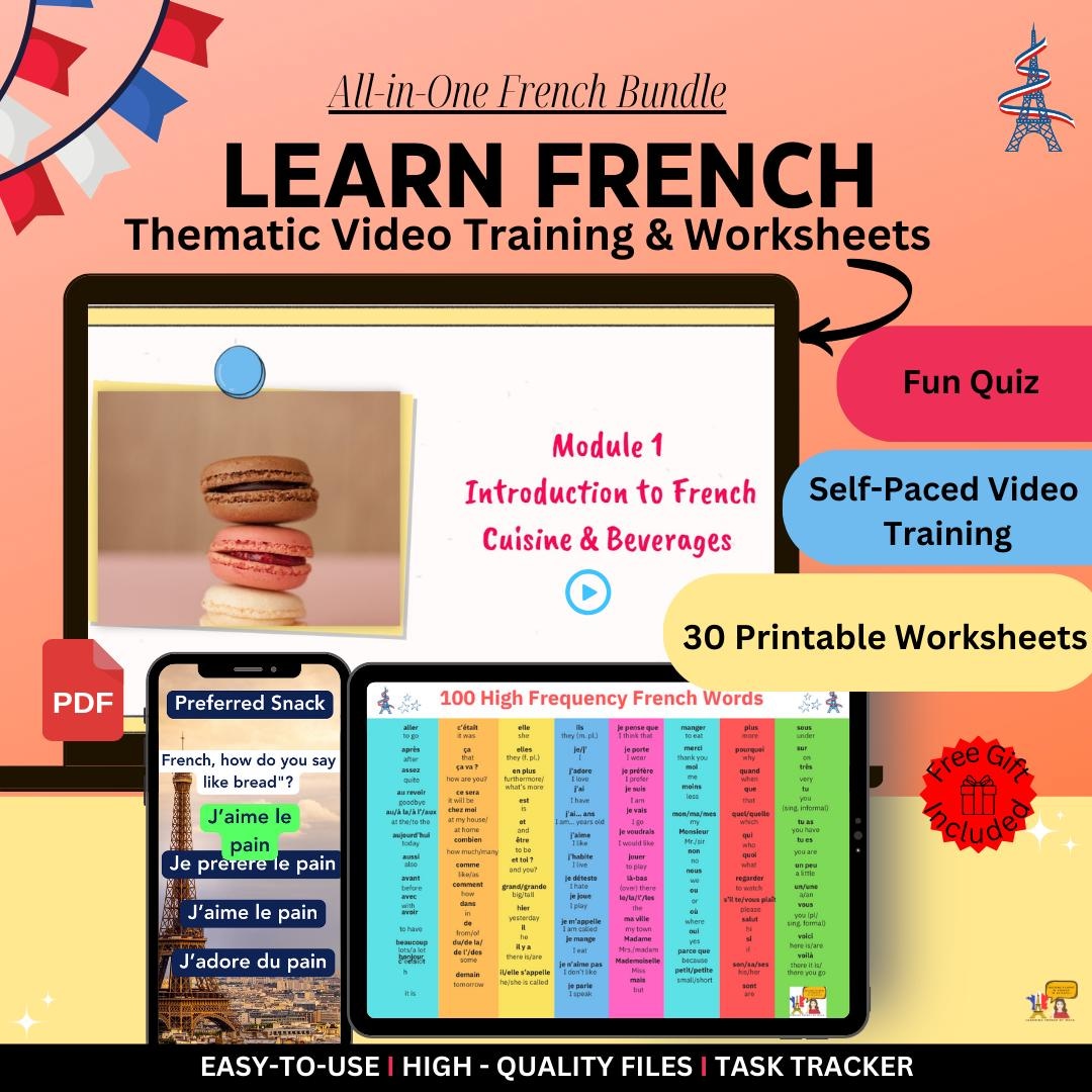 French Language Learning | French Bundle | French Practice | Learn ...