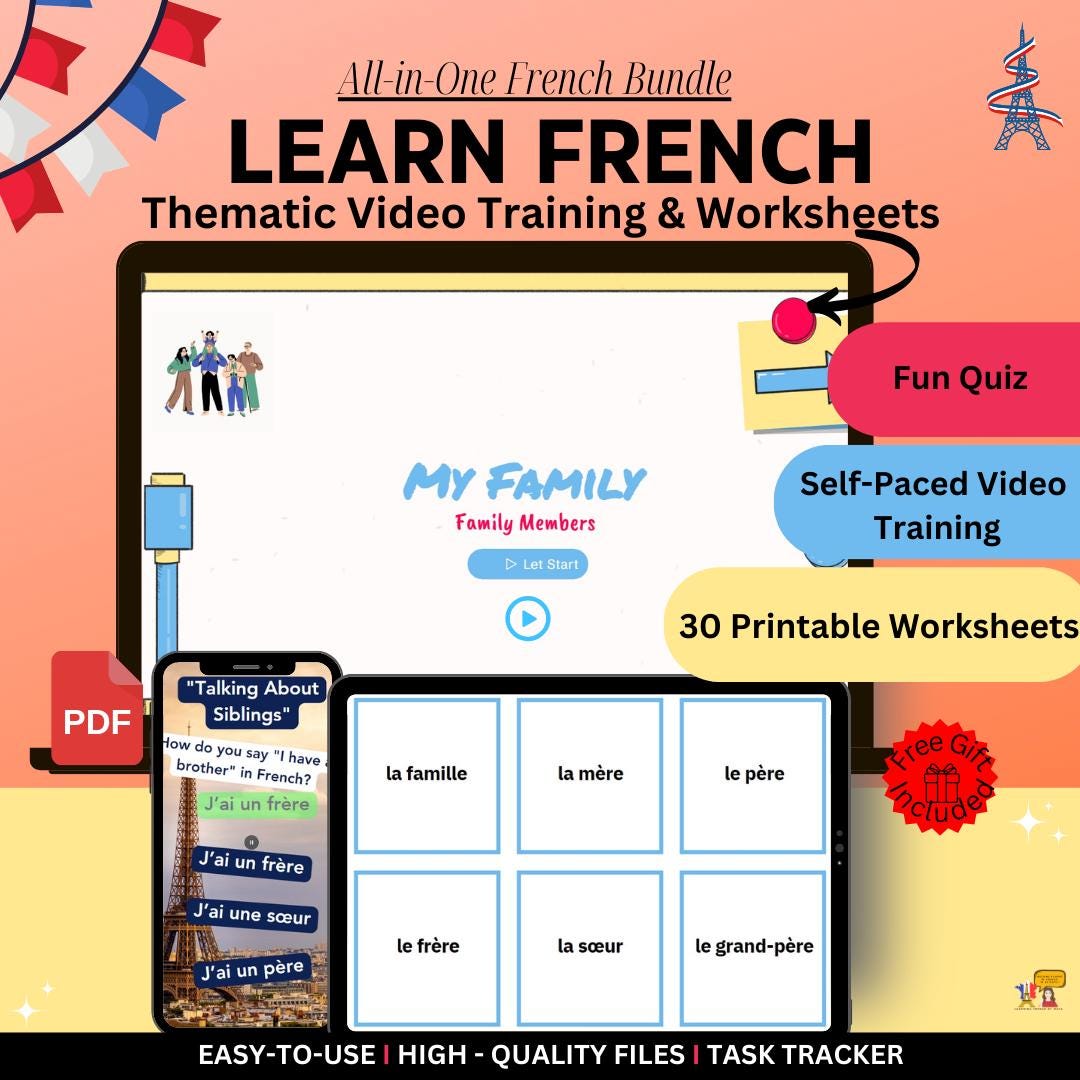 French Language Learning | French Bundle | French Practice | Learn ...