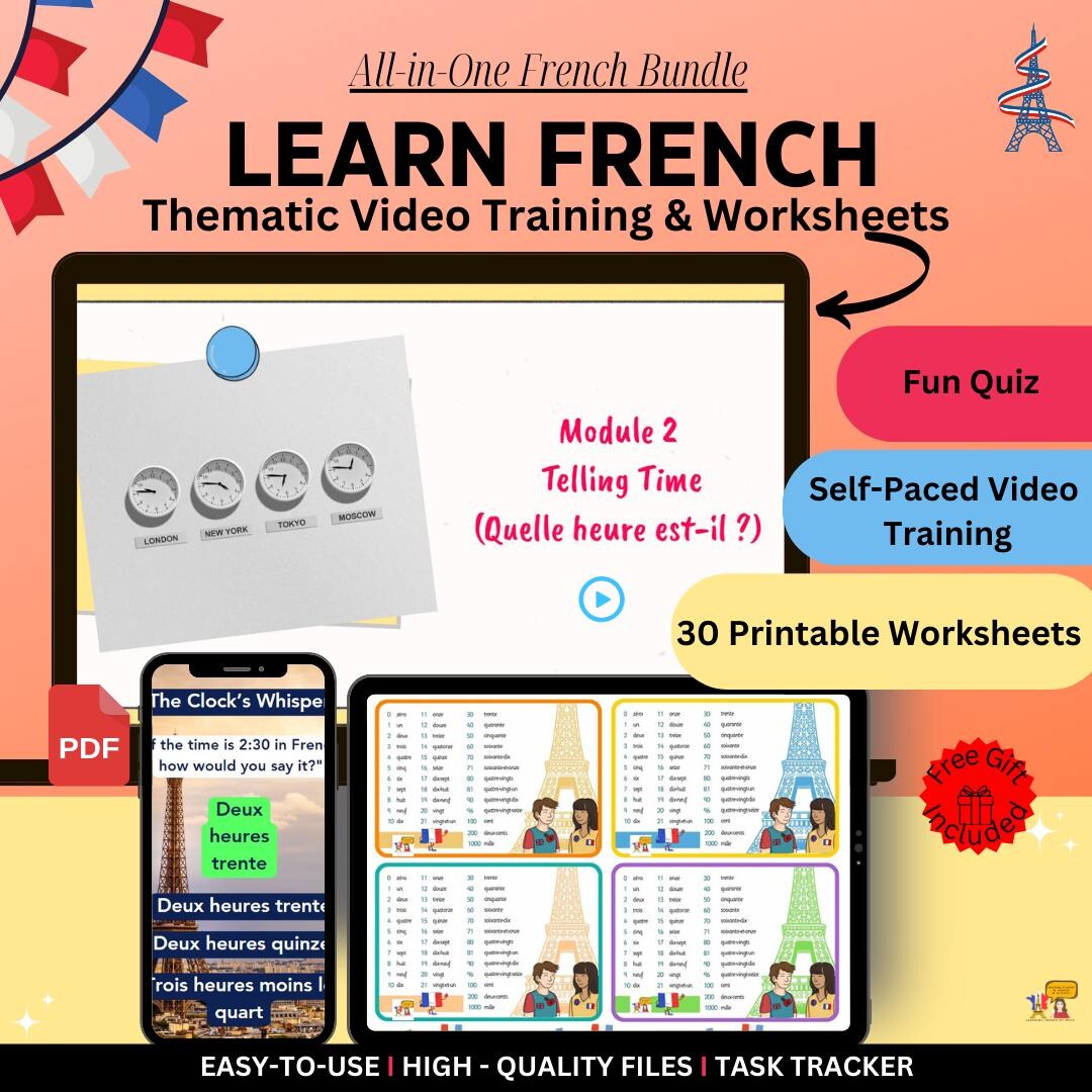 French Language Learning | French Bundle | French Practice | Learn ...