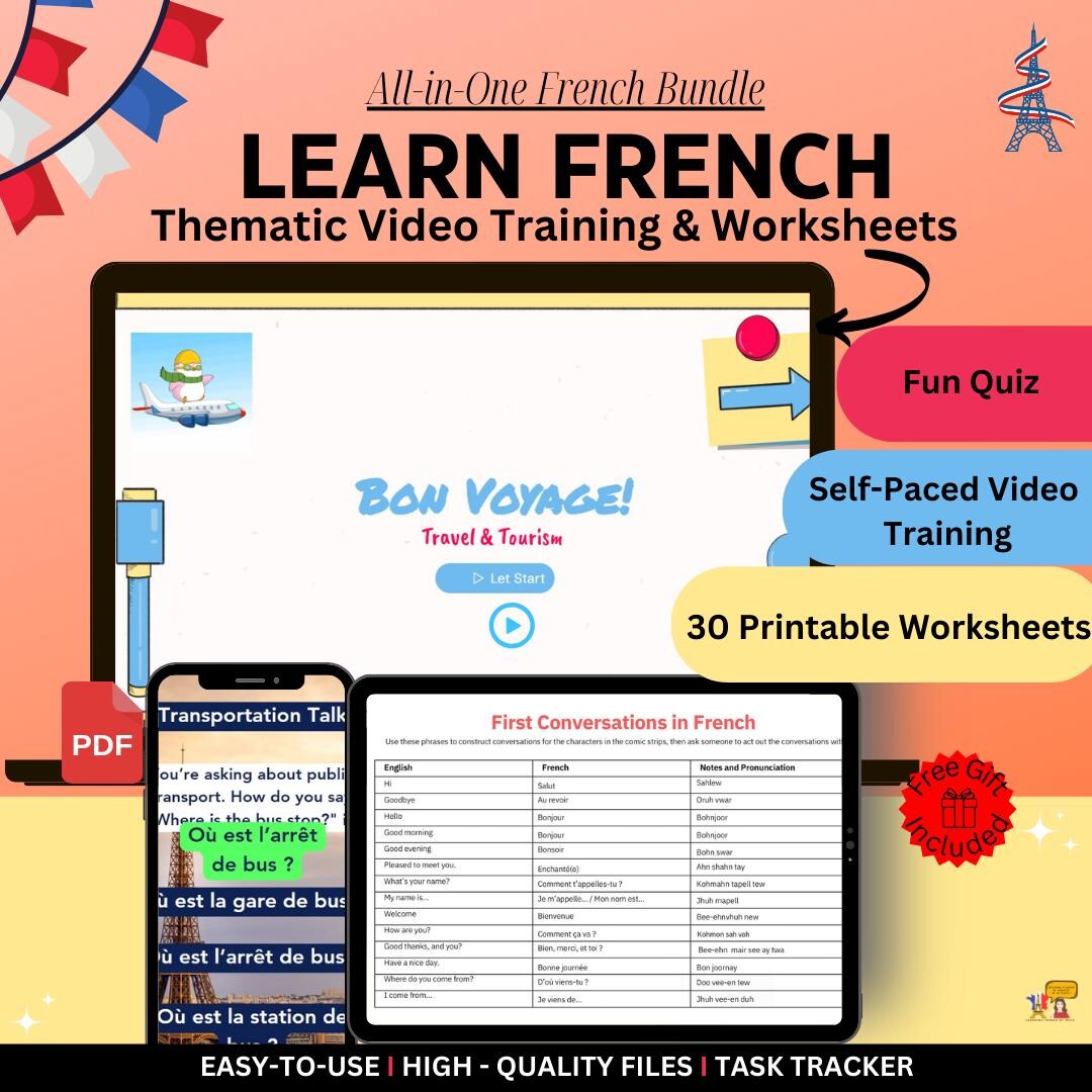 French Language Learning | French Bundle | French Practice | Learn ...