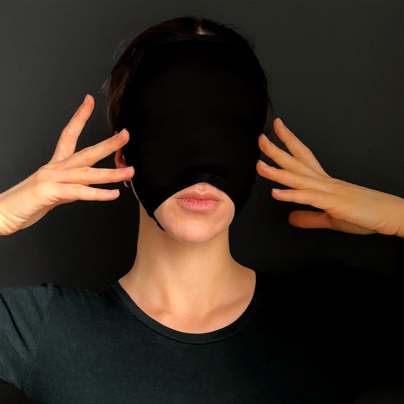 Opaque BDSM Mask, Fetish Mask, Mistress Mask, Full Face Mask ...