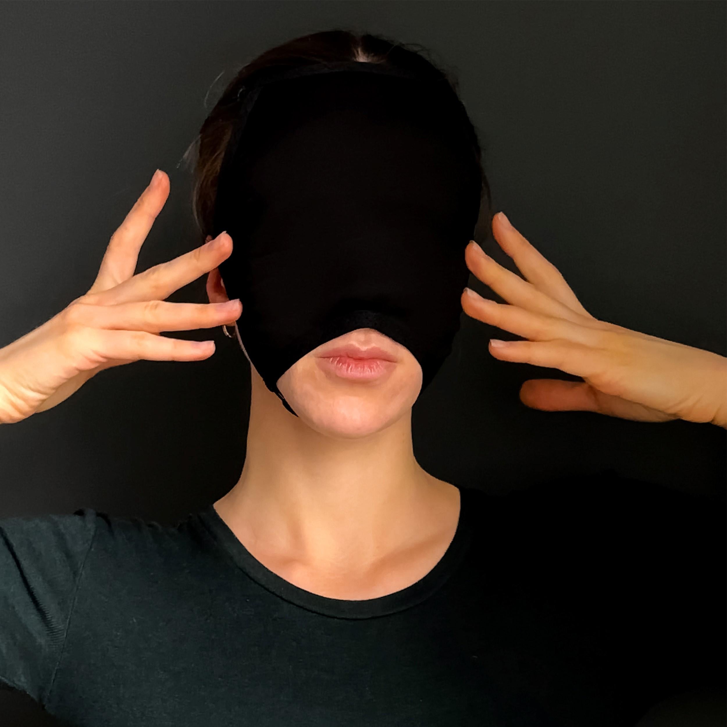 Opaque BDSM Mask, Fetish Mask, Mistress Mask, Full Face Mask, Submissive Mask, Blindfold Mask ...