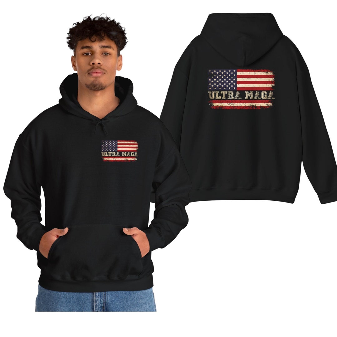 Ultra MAGA, I Identify as Ultra MAGA, Ultra MAGA Hoodie, Trump Hoodie ...