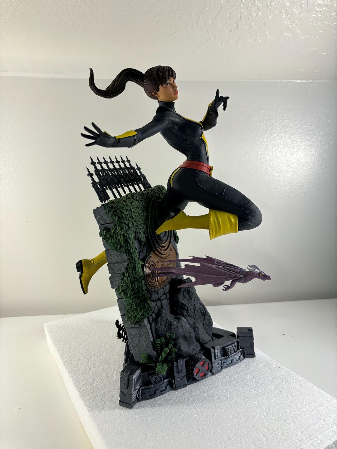 X-men Kitty Pryde Hand Painted Statue With Lockheed Custom Made for YOU ...