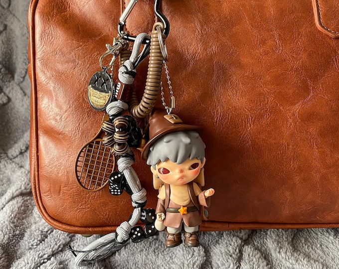 POP MART Hirono Doll Plush Bag Charms Keychain Accessories for Purse ...