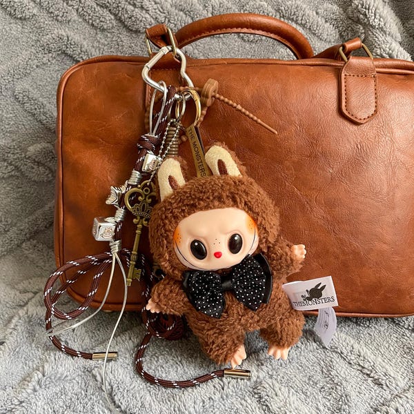 Labubu Plush Key Chains - Etsy