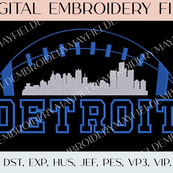 Detroit Embroidery - Etsy