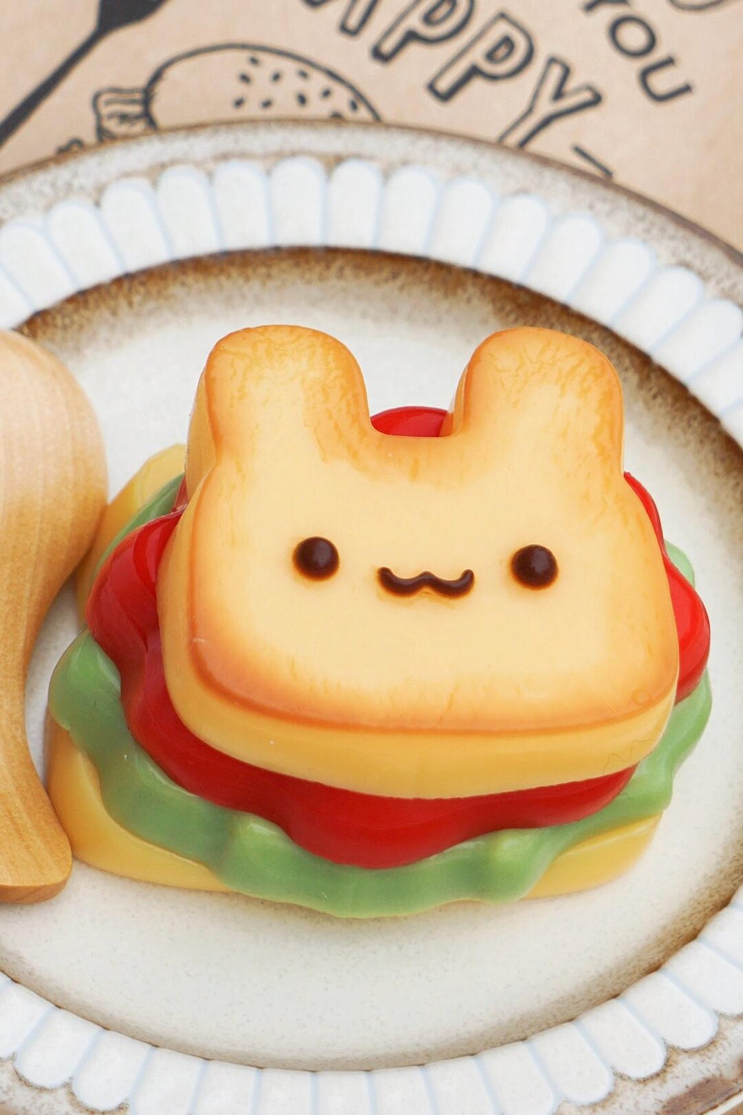 Bunny Sandwich Squishy | Silicone Fidget, Stress Relief - Etsy