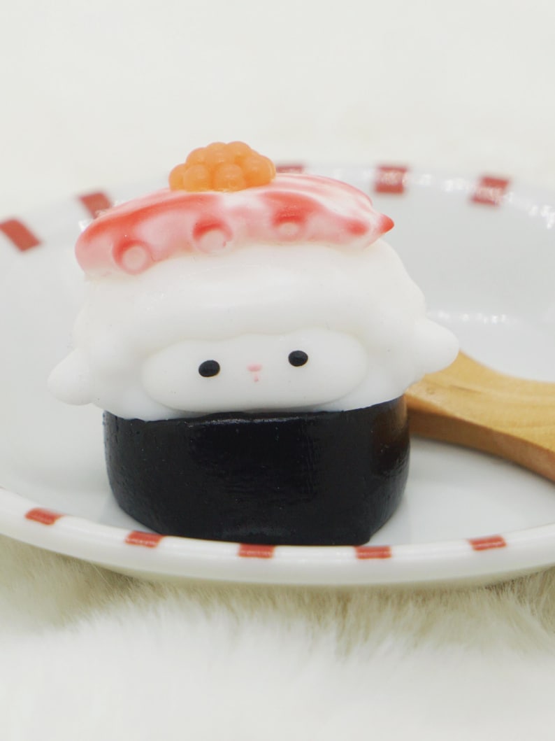 Nigiri Sushi Taba Squishy: Silicone Fidget Toy, Stress Relief - Etsy