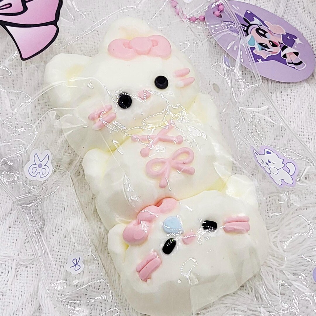 Kitty Triplets Taba Squishy (~135g)| Stress Reliever |desk Buddy|mochi ...