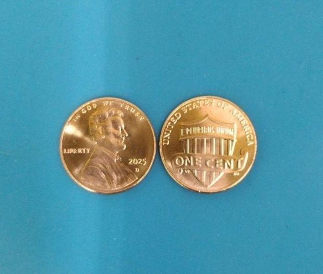 2025 PENNY 2025 LINCOLN D PENNY 2025 D Penny 2025 1 Cent Penny 2025 ...