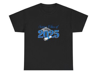 Senior Class of 2025 Unisex Tee, Graduation Gift, High School Reunion ...