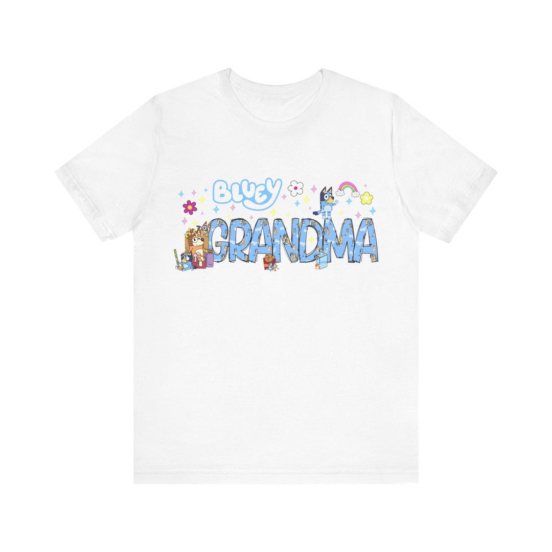 Bluey Grandma Daily Affirmations Short Sleeve Tshirt - Etsy