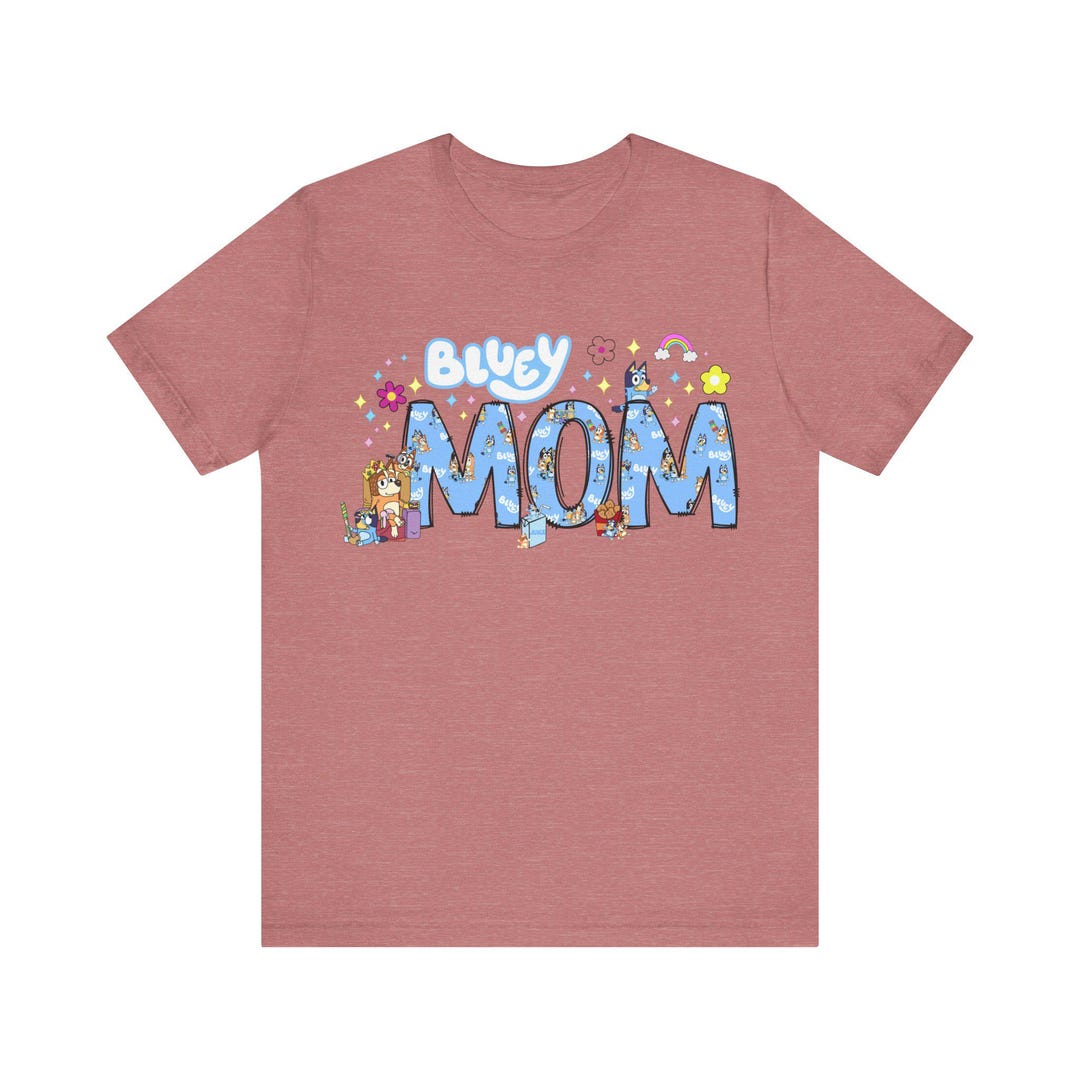 BLUEY MOM AFFIRMATIONS Short Sleeve Tshirt - Etsy