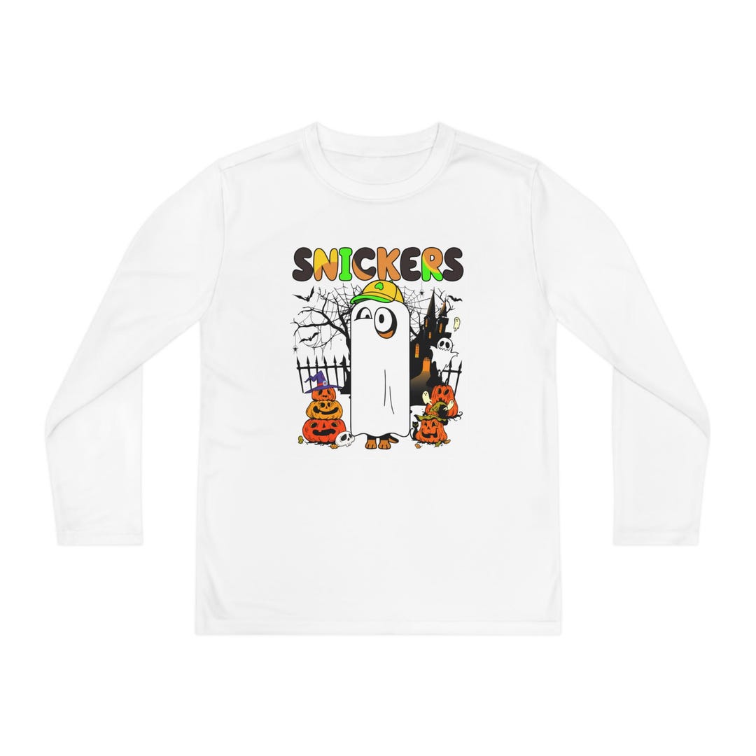 Snickers Ghost Youth Long Sleeve Competitor Tee - Etsy