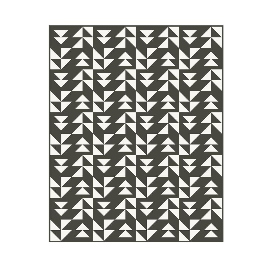 Any Which Way Quilt Pattern Digital Download PDF Modern Two-color ...