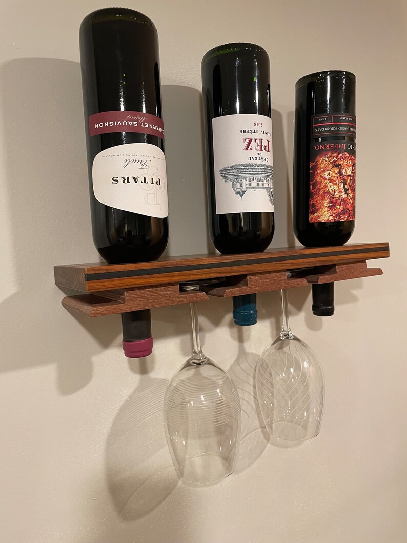 Floating Wine Rack - Etsy