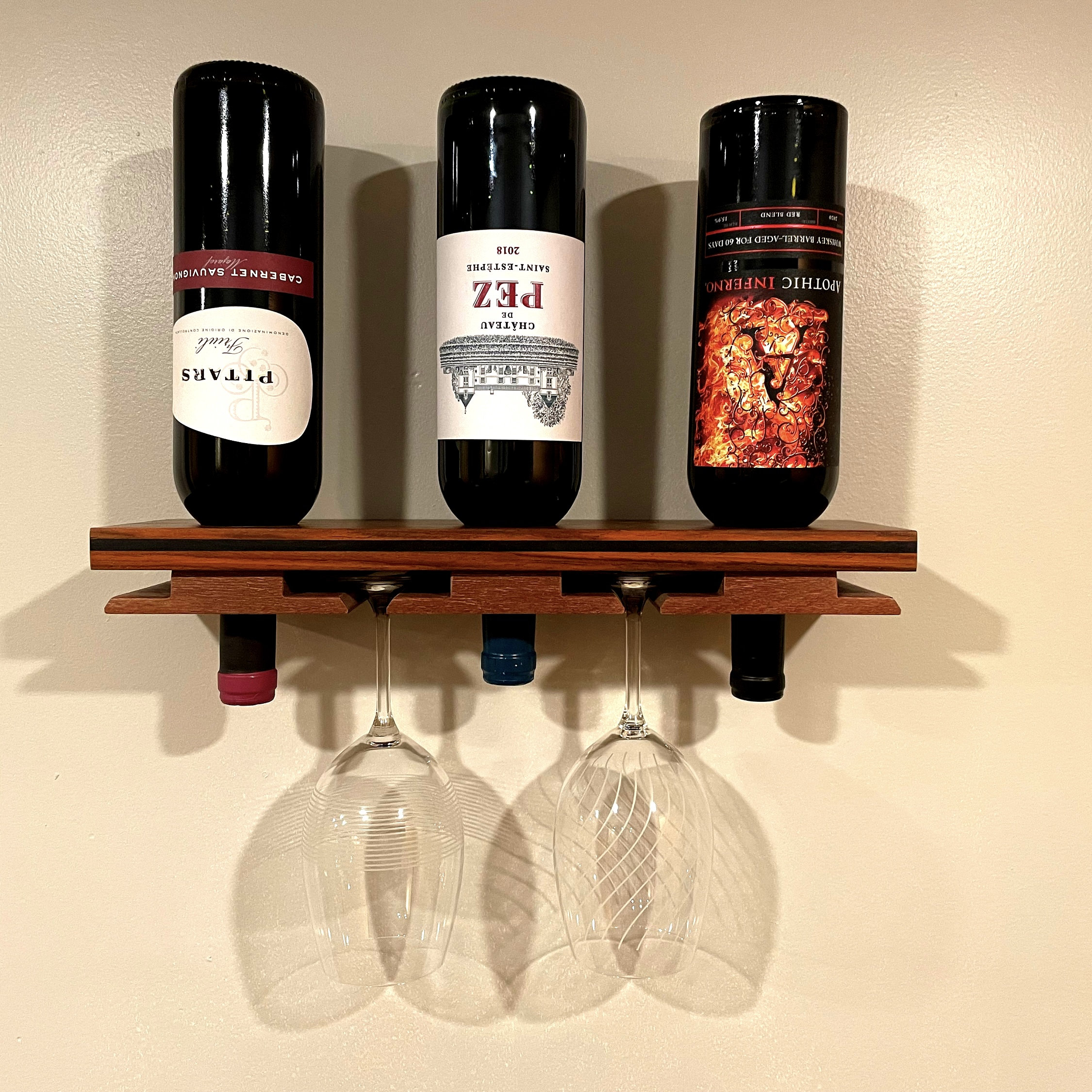 Floating Wine Rack - Etsy