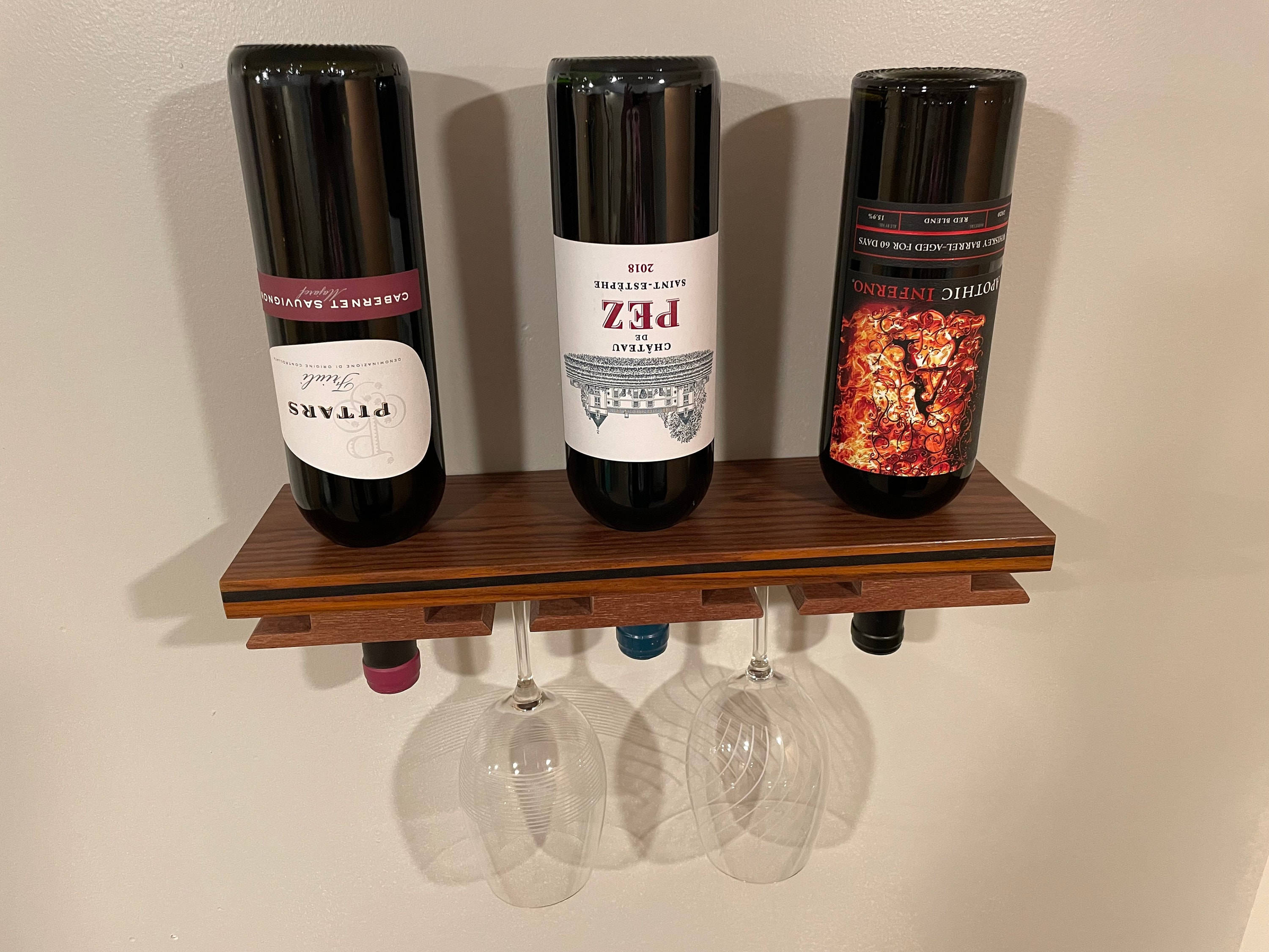 Floating Wine Rack - Etsy