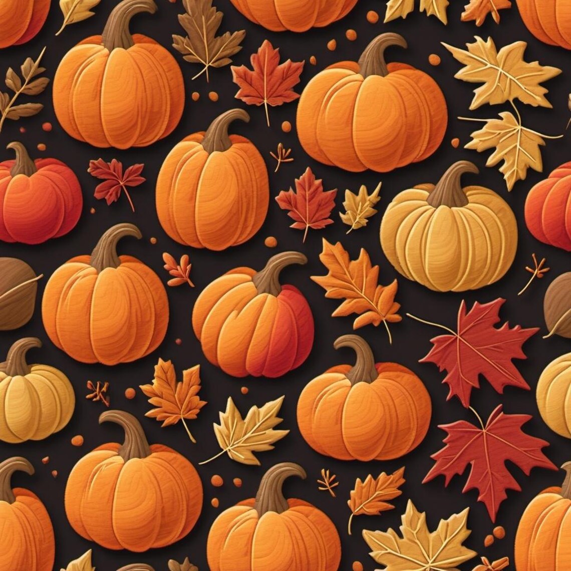 Autumn-themed Digital Art Pack for Embroidery 10 Unique Fall Embroidery ...