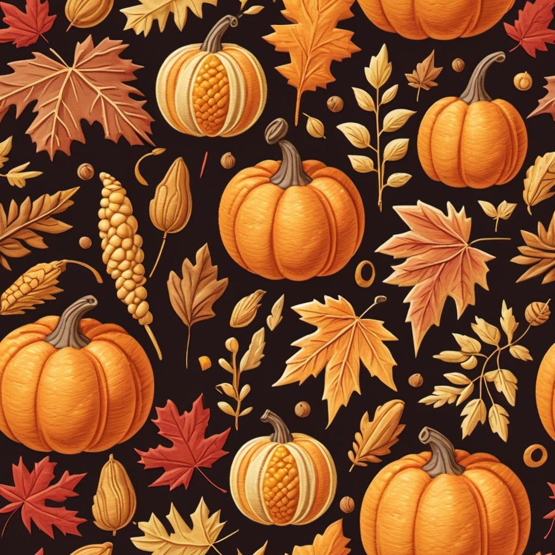 Autumn-themed Digital Art Pack for Embroidery 10 Unique Fall Embroidery ...
