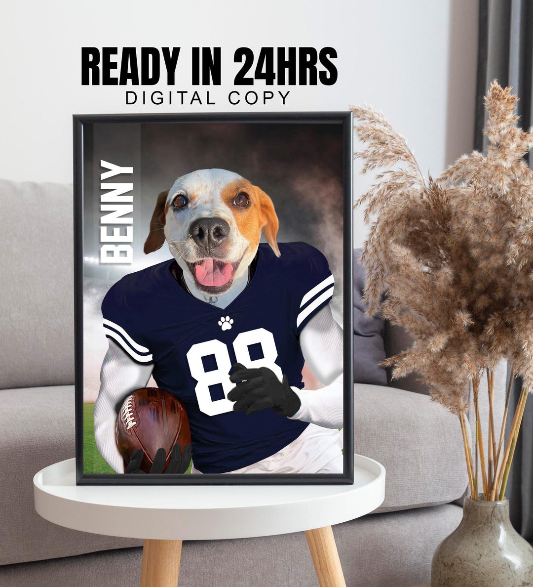 Custom Dallas Cowboys Football Team Portraits, American Football Fan ...