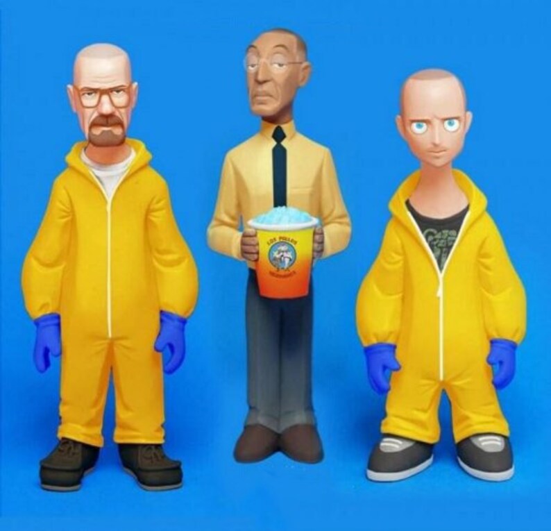 Breaking Bad STL File Walter White, Jesse Pinkman, and Gus Fring 3D ...