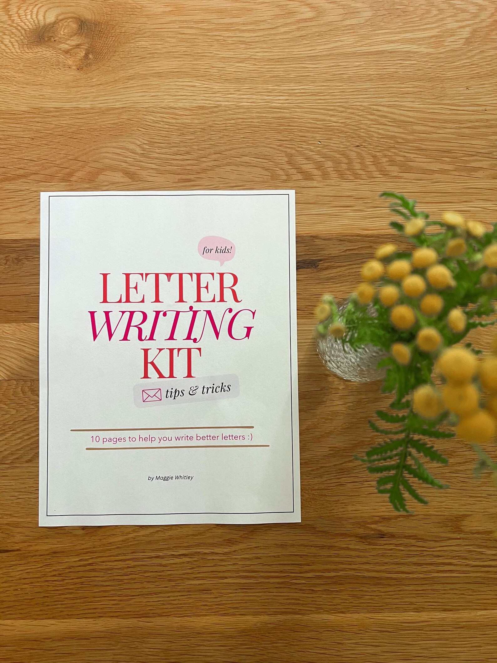 Letter Writing Kit for Kids, Pen Pal Kit Letter Writing, Homeschool ...