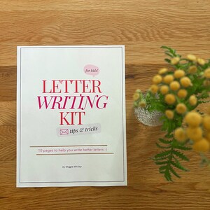 Letter Writing Kit for Kids, Pen Pal Kit Letter Writing, Homeschool ...