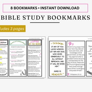 Printable Bible Study Bookmarks, Bible Verse Bookmarks, Jen Wilkin ...