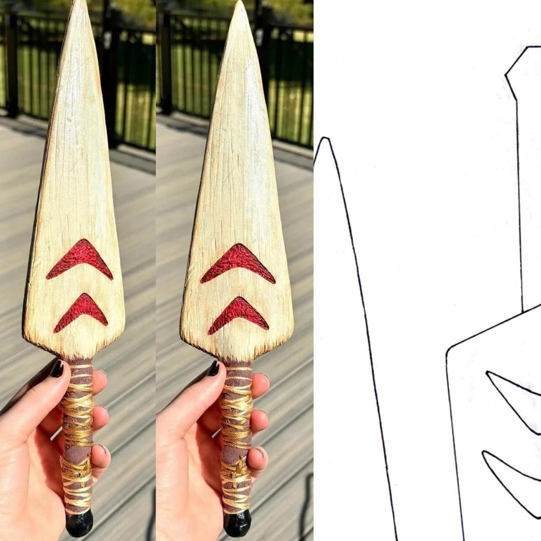 DIY Pattern San's Dagger From Princess Mononoke for EVA Foam ...