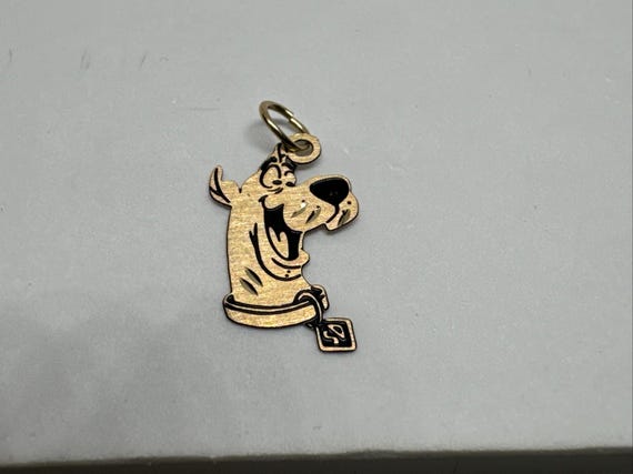 10k Gold Scooby Doo Hanna Barbera Charm Pendant Dog F… - Gem