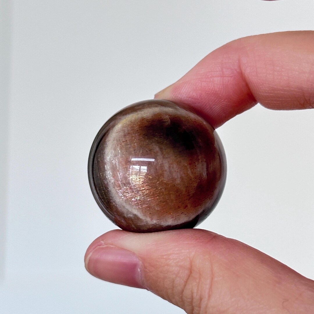 Small Sunstone &moonstone Sphere | Hybrid Sphere| Sunstone and Moonstone Hybrid Sphere |crystal ...