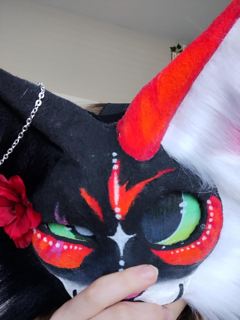 HQ Calico Cat Therian Mask || Lined + Padded - Etsy New Zealand