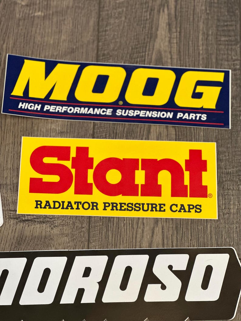 Various Retro Racing Decals | Vinyl Sticker Pack - Etsy