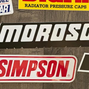 Various Retro Racing Decals | Vinyl Sticker Pack - Etsy