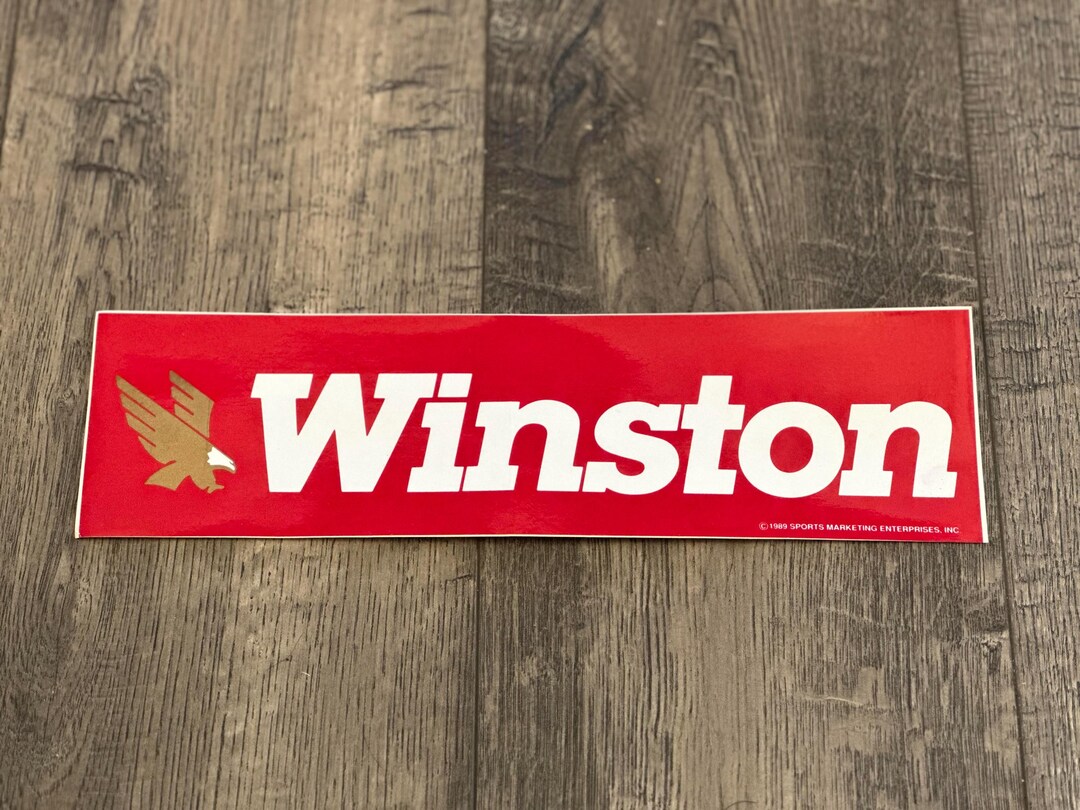Retro Winston Sticker | Vintage Racing - Etsy