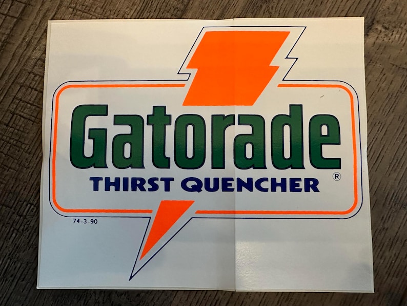 Retro Gatorade Sticker | Vintage Decal - Etsy