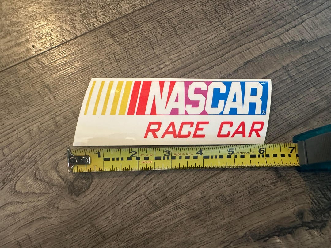 Retro Nascar Race Car Sticker | Decal | Vintage | Racing - Etsy