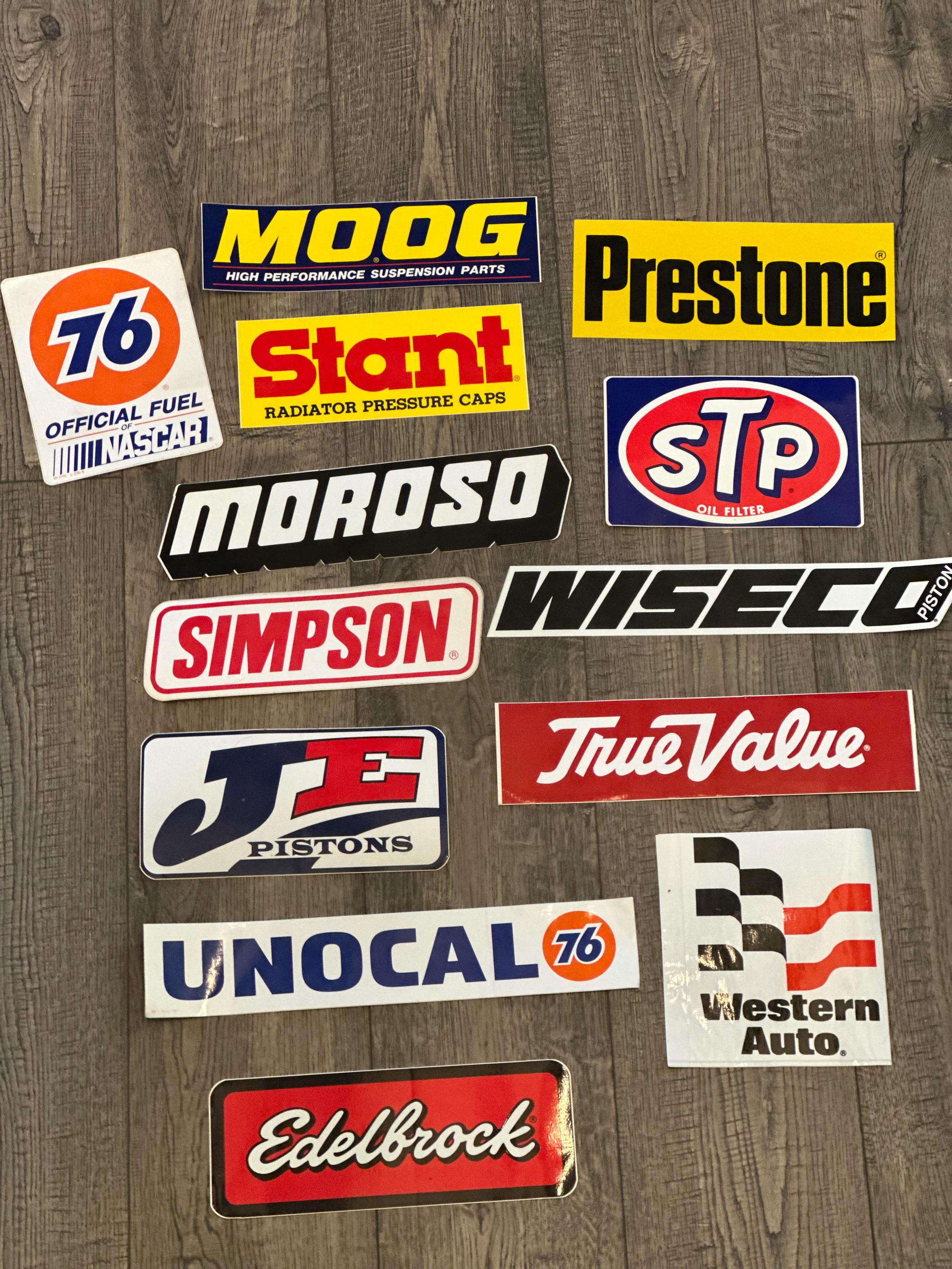 Various Retro Racing Decals | Vinyl Sticker Pack - Etsy