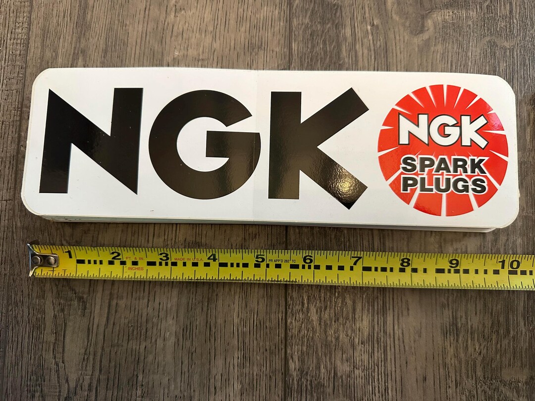 Retro NGK Spark Plug Sticker | Vintage Vinyl - Etsy