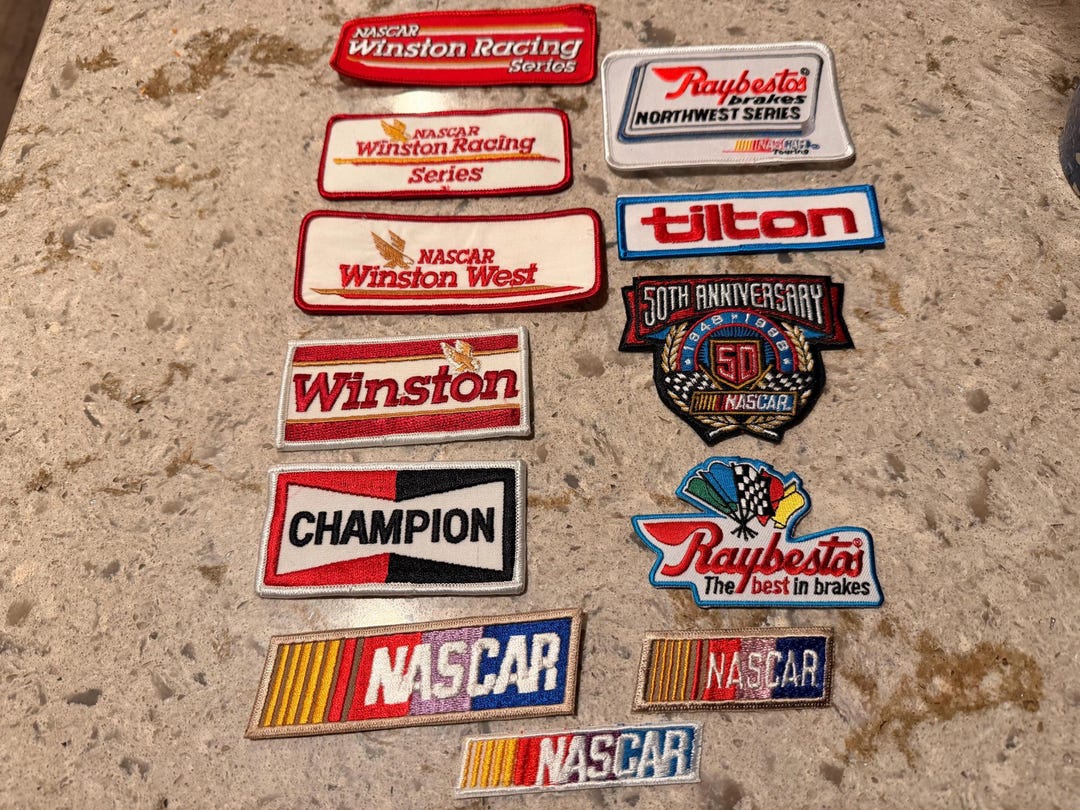 Vintage Nascar Racing Patches | Retro Racing Patches - Etsy