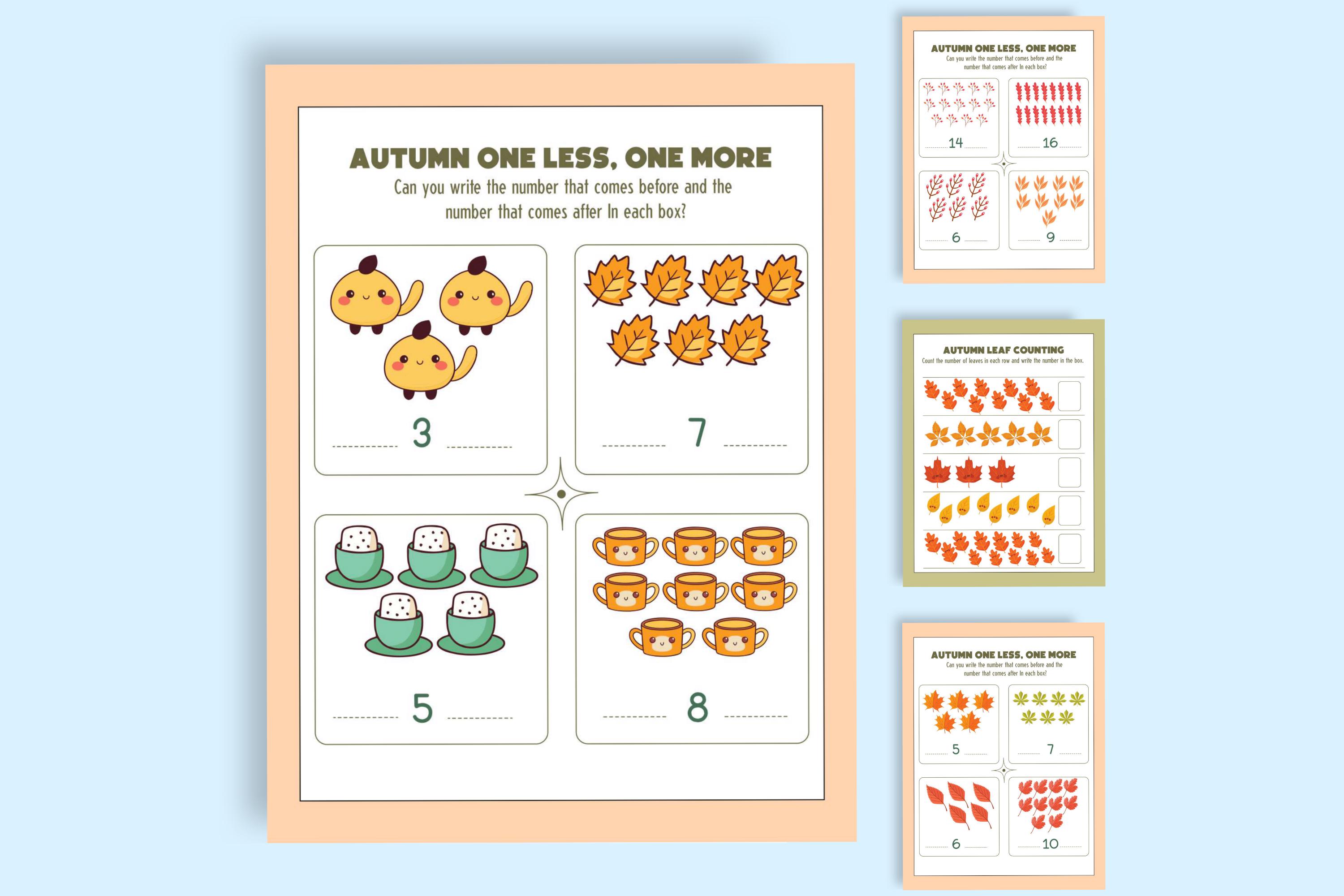 Autumn Cut and Paste Activity Pack | Printable Fall Craft for Kids ...
